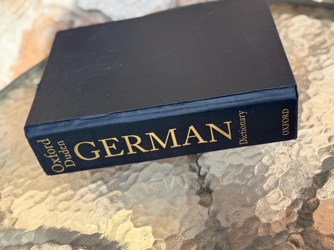 1999 Oxford Duden German Dictionary 3rd Edition Hardcover Thumb Index ...
