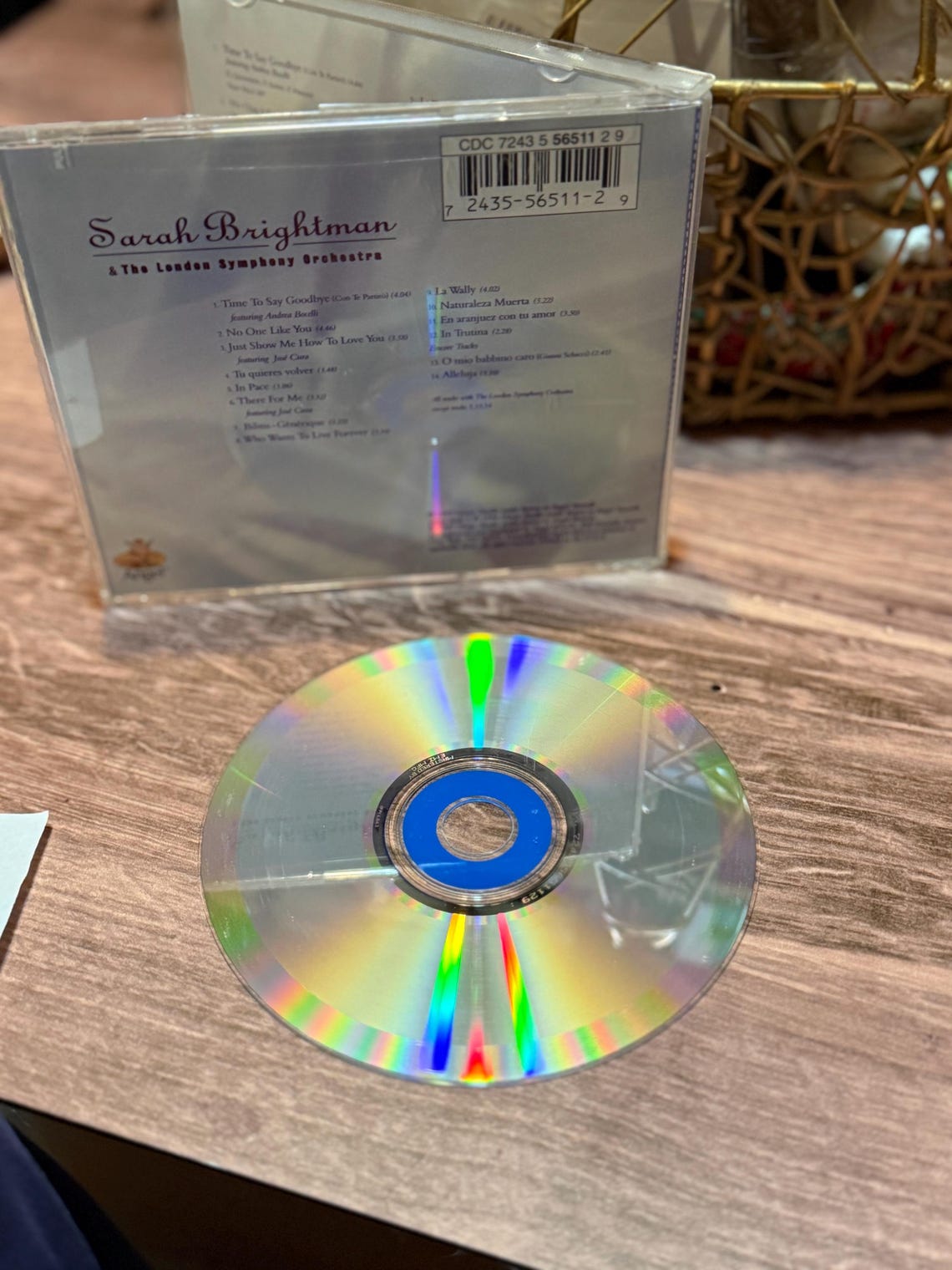Time to Say Goodbye by Sarah Brightman (CD, 1997) - Etsy