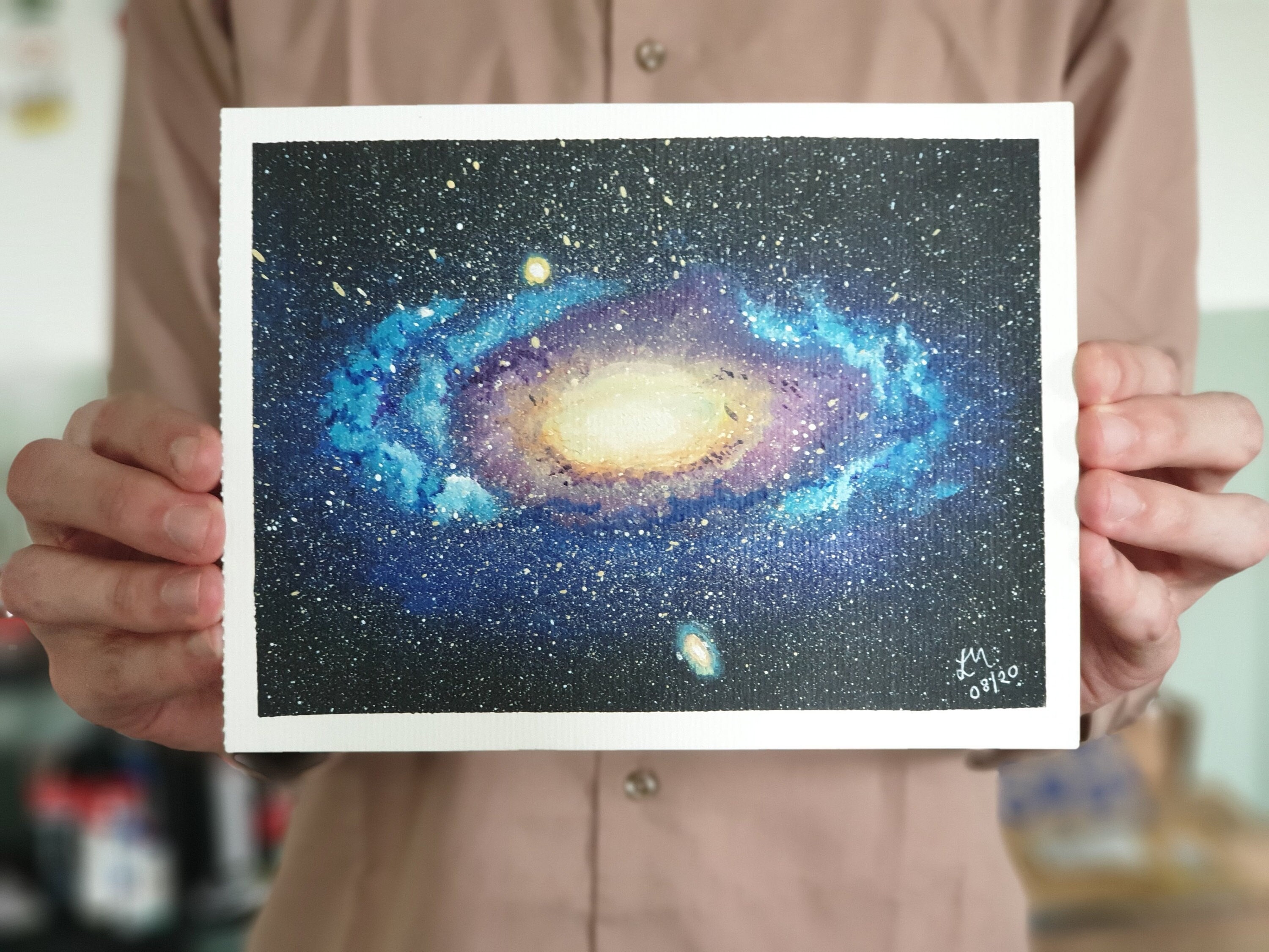 Andromeda Galaxy Painting
