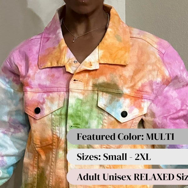 Tie Dye Jacket - Etsy