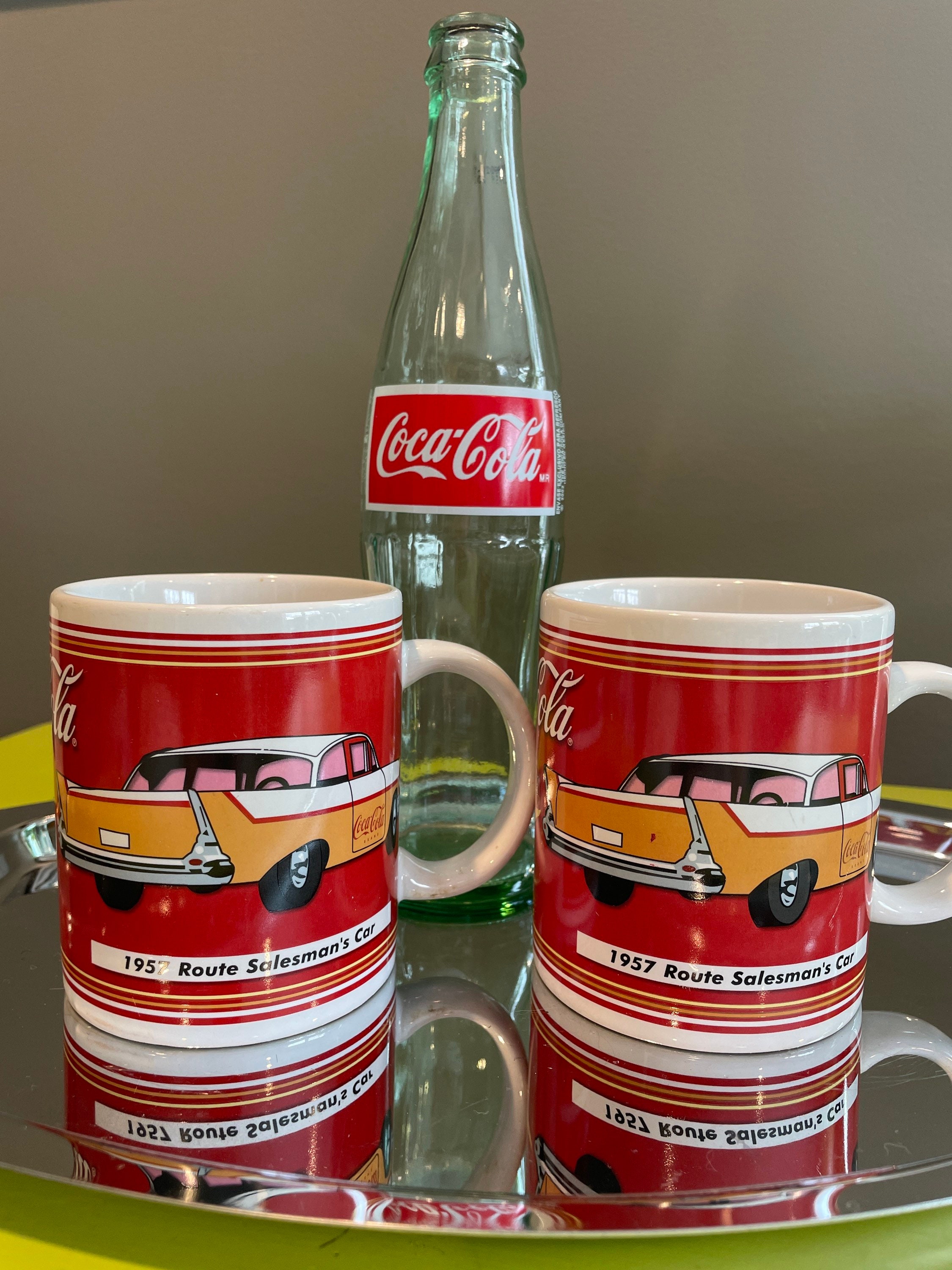 Coca-cola "1957 Route Salesman's Car" Coffee Mugs, Circa 2002 (pair) - Etsy