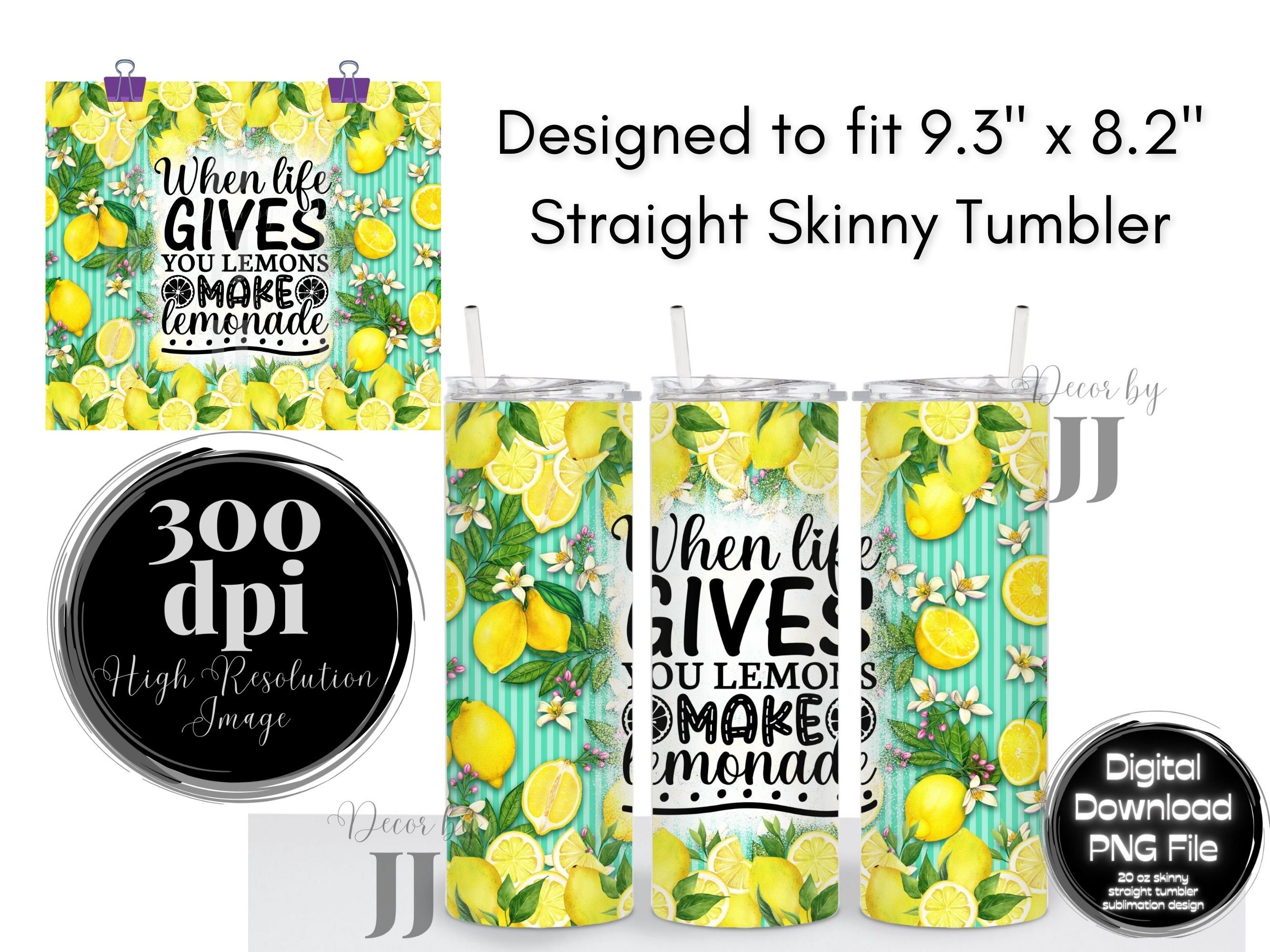 When Life Gives You Lemons Make Lemonade Lemon Tumbler - Etsy