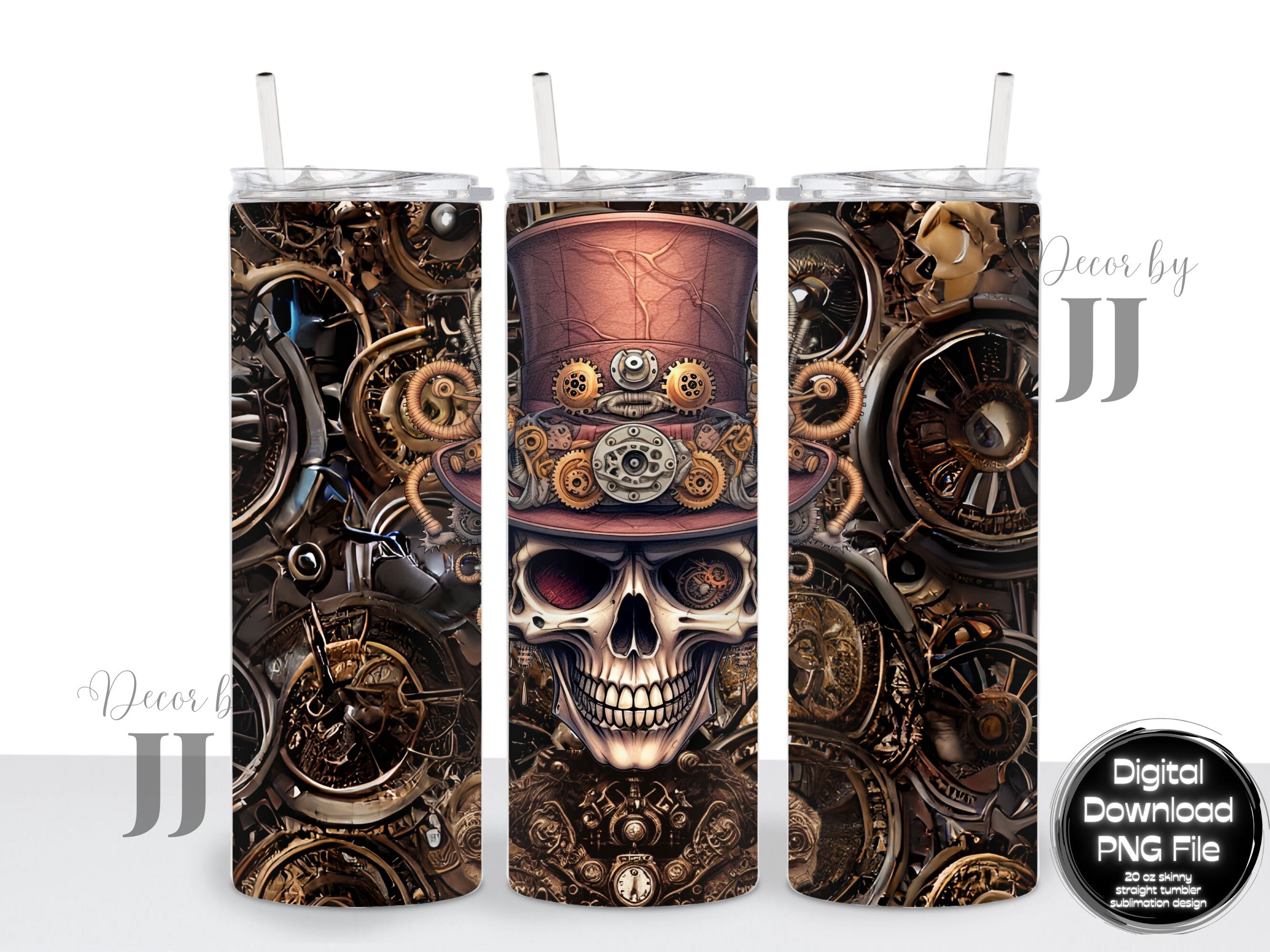 Steampunk Skull, Top Hat, Skull, Steampunk, Sci-fi, Goth Art ...