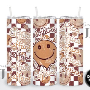 Caffeine, Smiley Face, Drip, Retro, Smiley, Daisies, Distressed ...