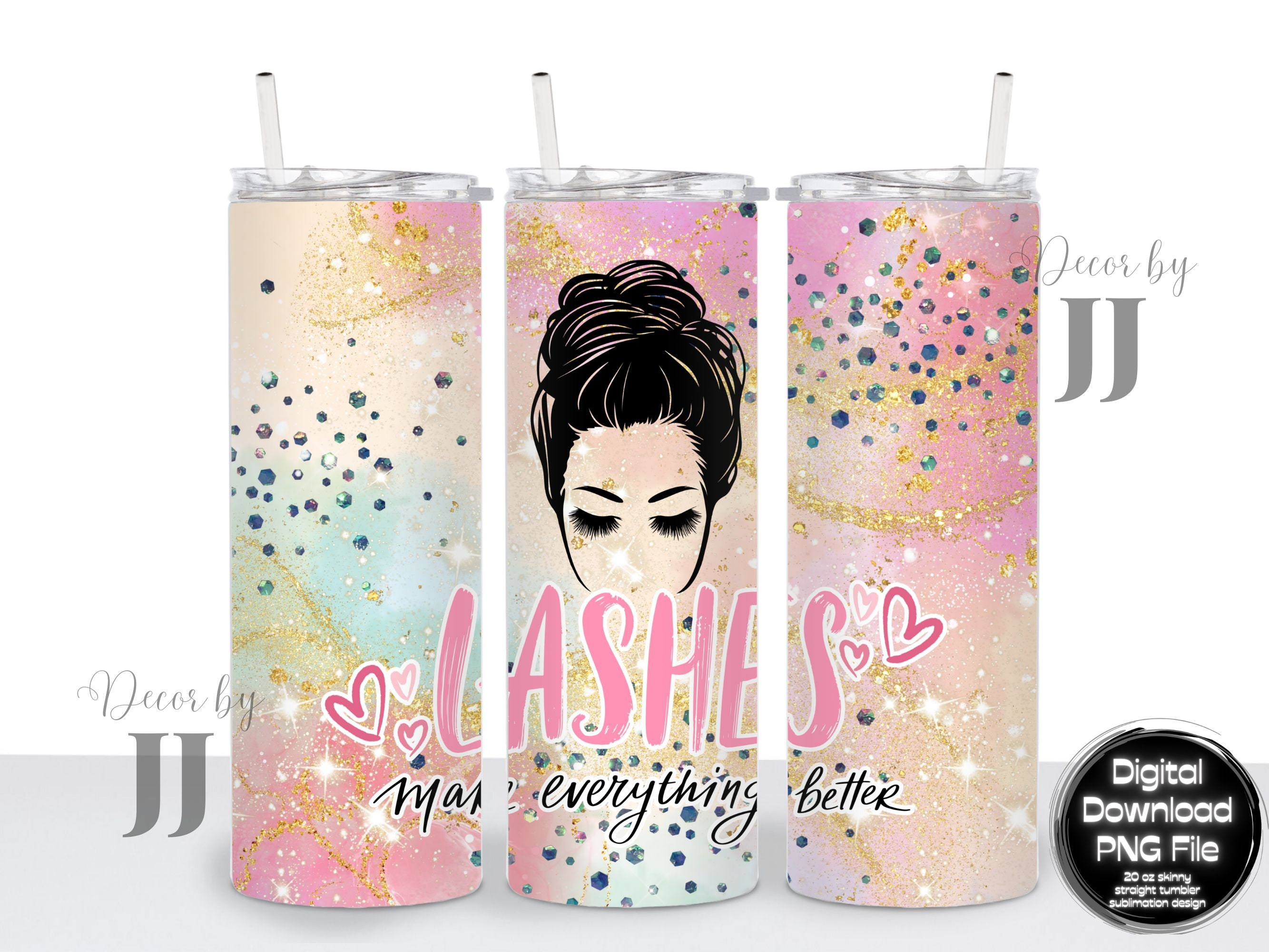 Lashes Make Everything Better, Messy Bun, Eyelashes, Glitter ...