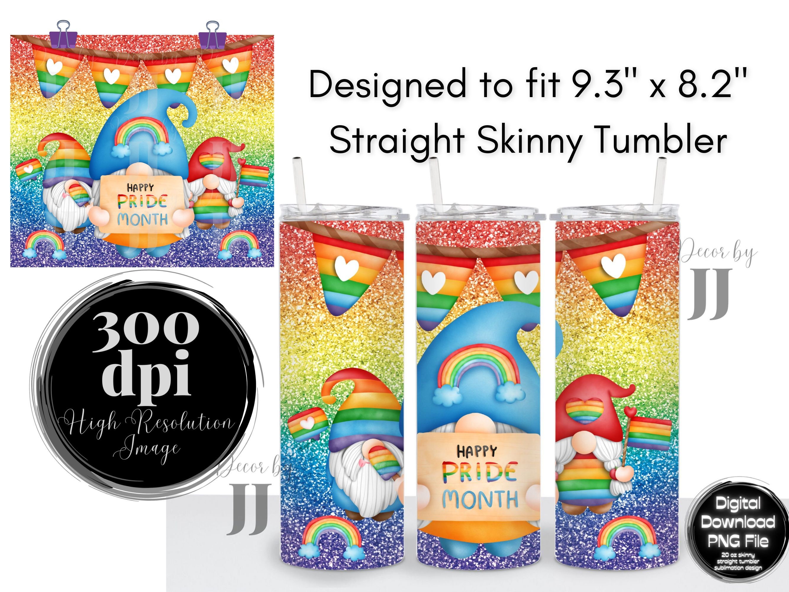 Happy Pride Month Pride Gnomes Pride Gnomies Rainbow Sublimation Design ...