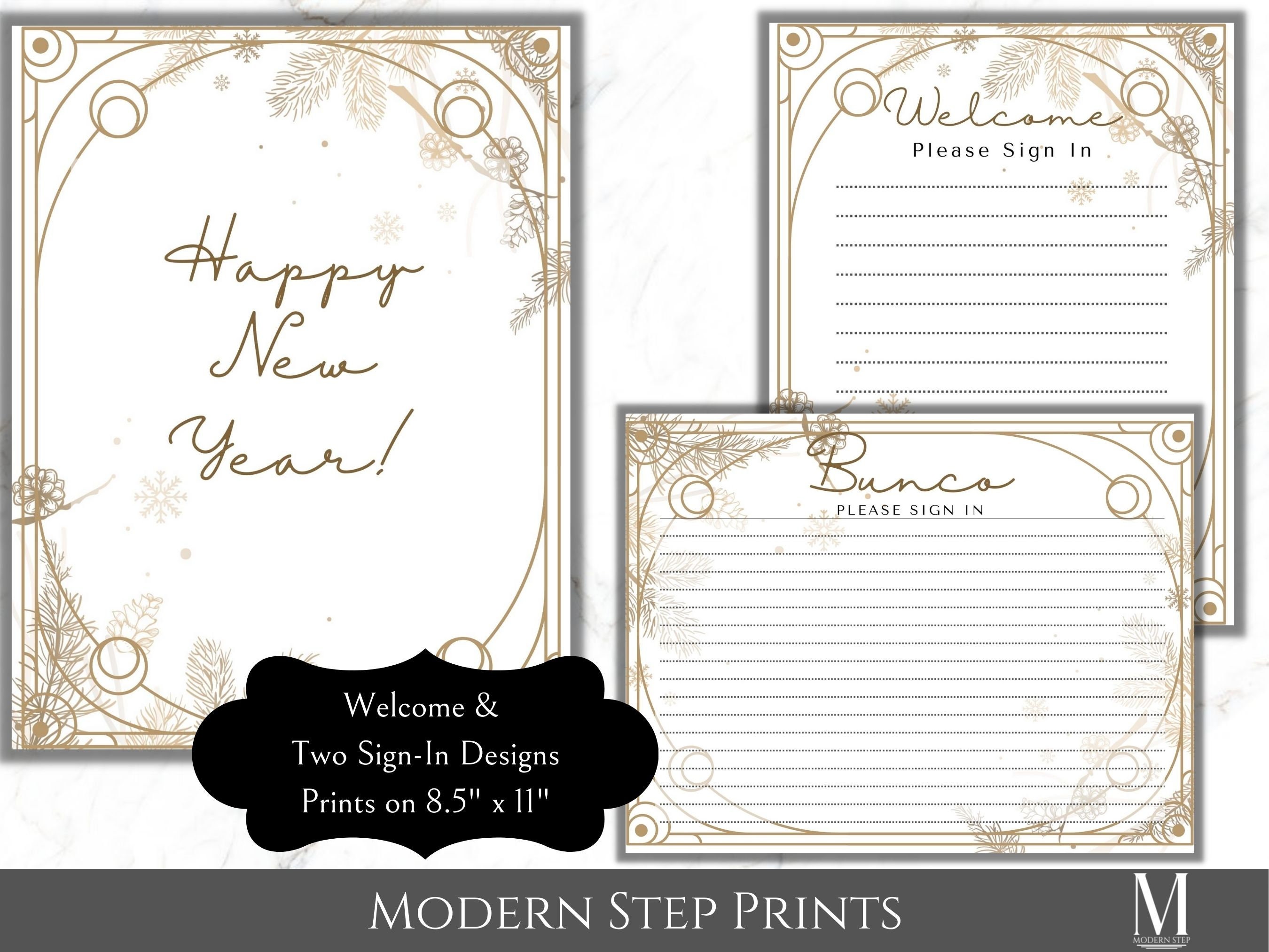 Bunco Christmas Printable Package of Score Cards, Tally Sheets ...