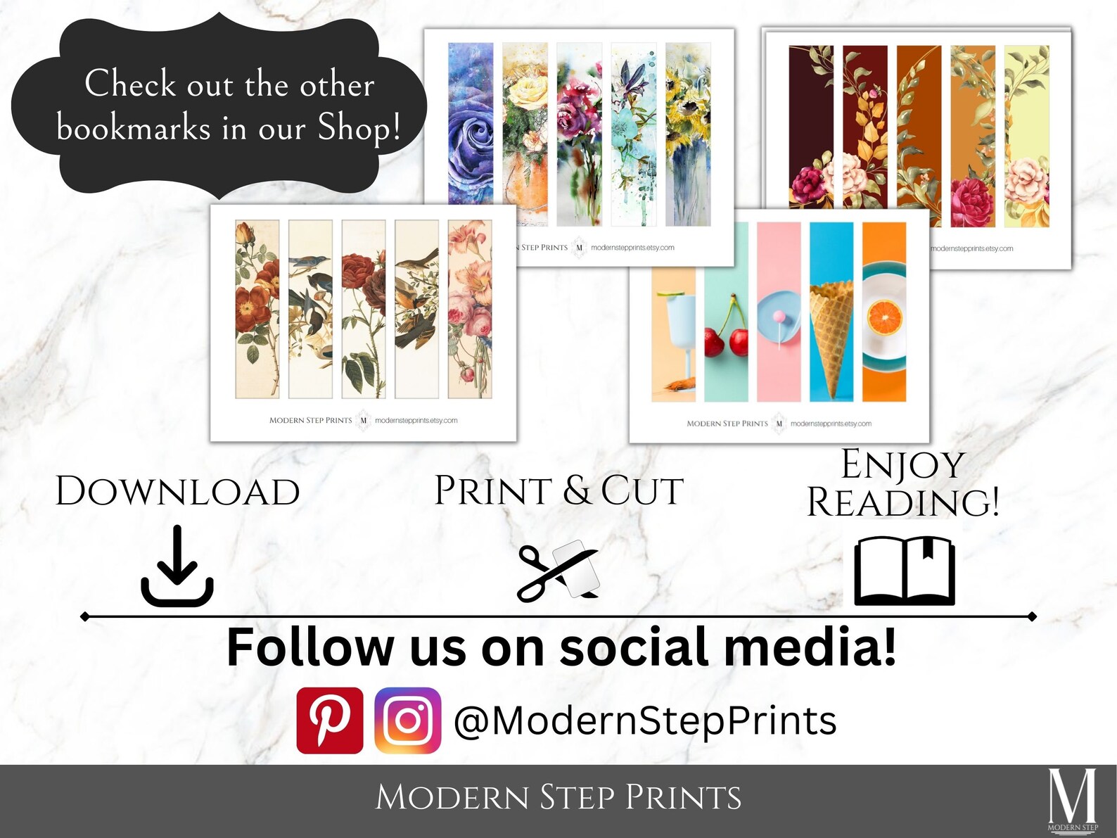 Printable Bookmark Vintage Hollywood Set Printable Bookmarks - Etsy