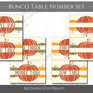 Printable Thanksgiving Bunco Game Card Bundle, Bunco Score Sheets ...