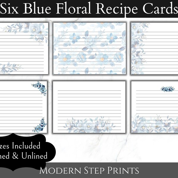 Diy Recipe Cards - Etsy