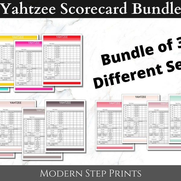 Yahtzee - Etsy