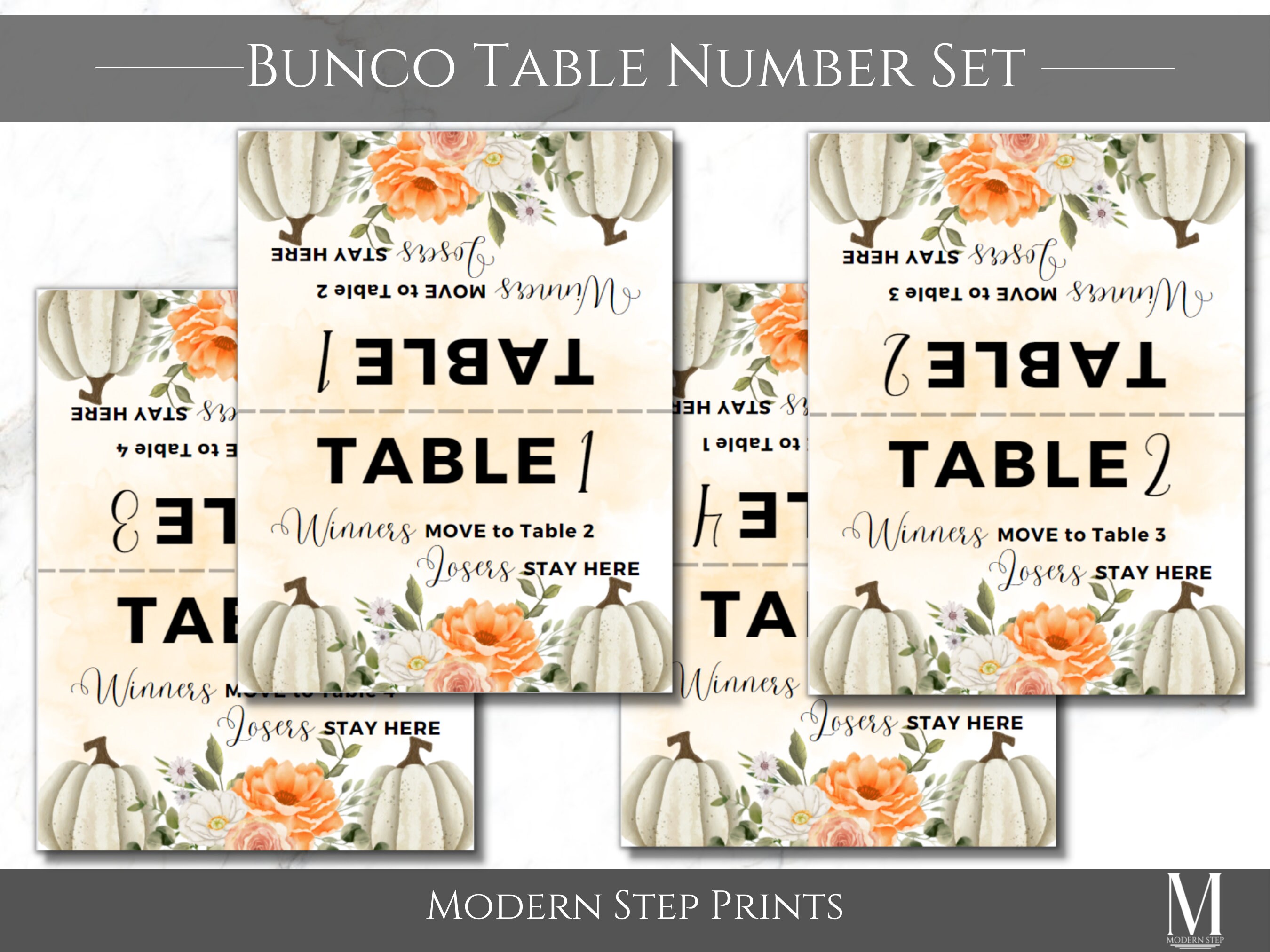 Printable Bunco Fall Bundle of Score Cards, Halloween Game Card ...