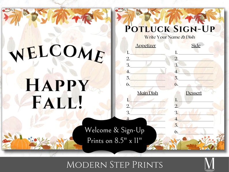 Office Party Package, Potluck Sign up Sheet, Work Games for Staff Happy ...