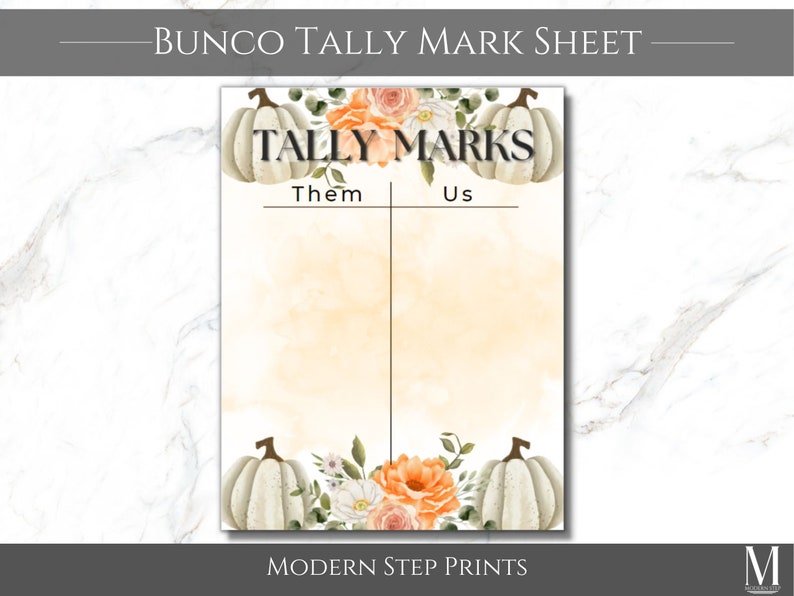 Printable Bunco Fall Bundle of Score Cards Halloween Game - Etsy