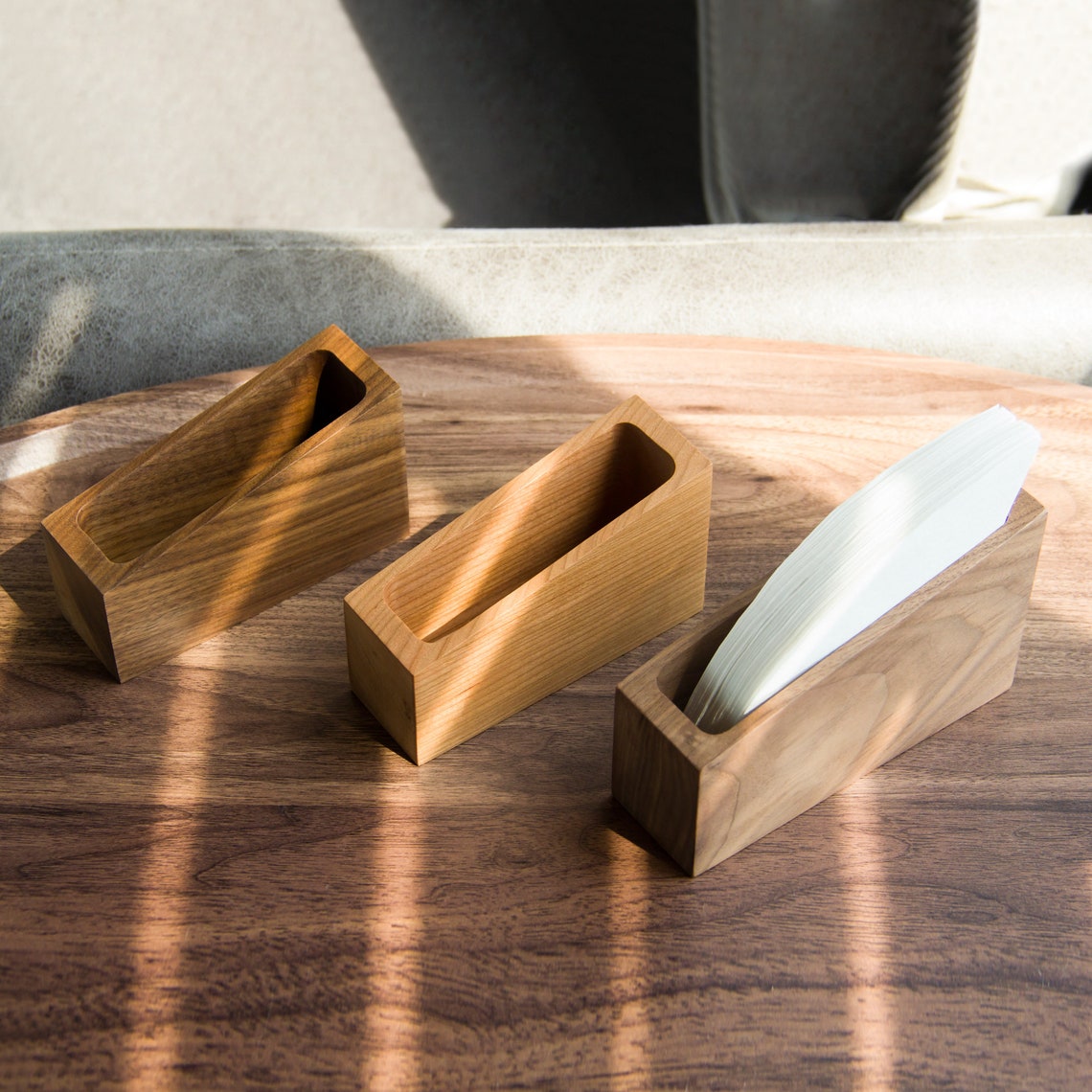 Solid Wood Coffee Filter, V60 Filter Box, Black Walnut Hand Brewed ...
