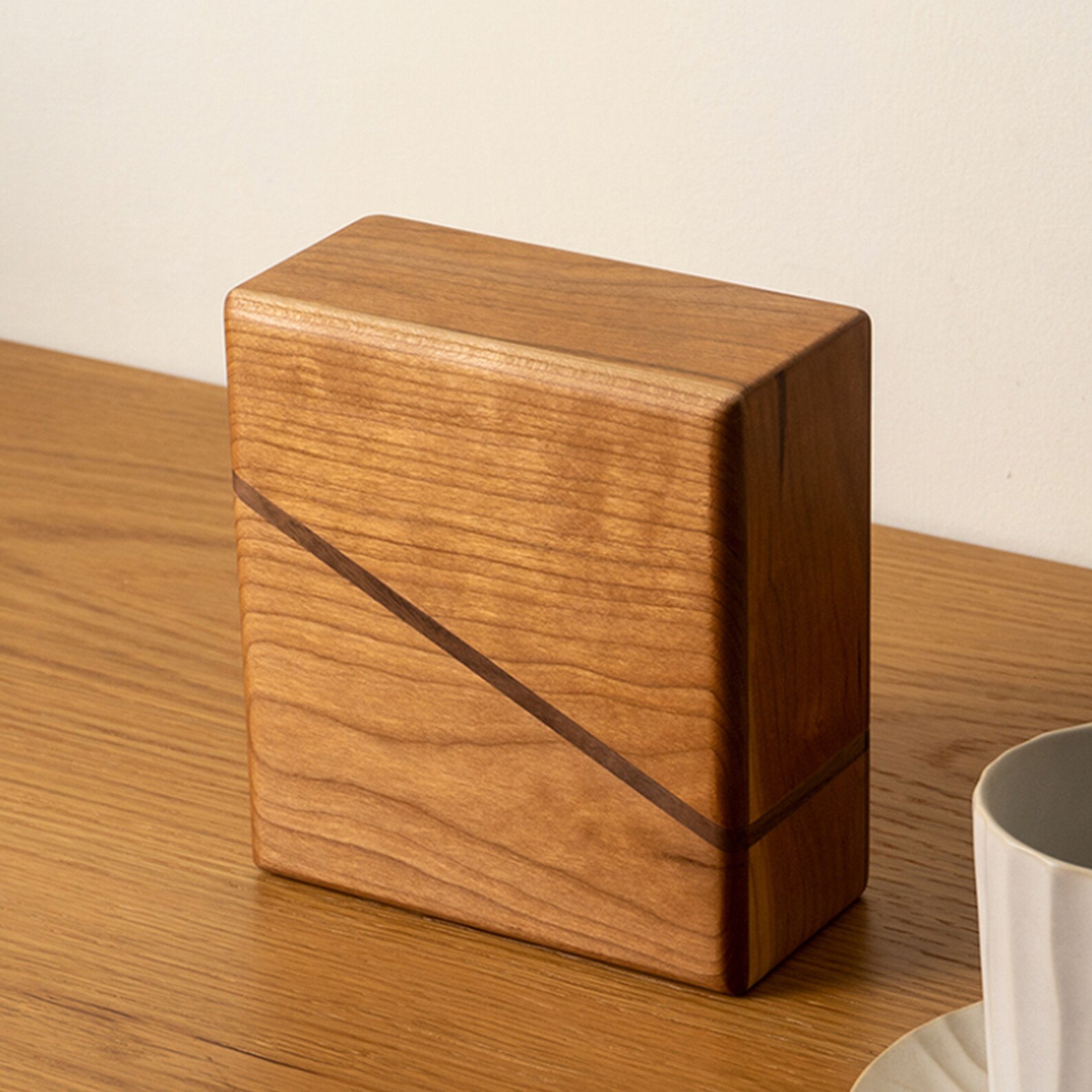 Solid Wood Coffee Filter, Dust Filter Case, V60 Filter Case, Black ...