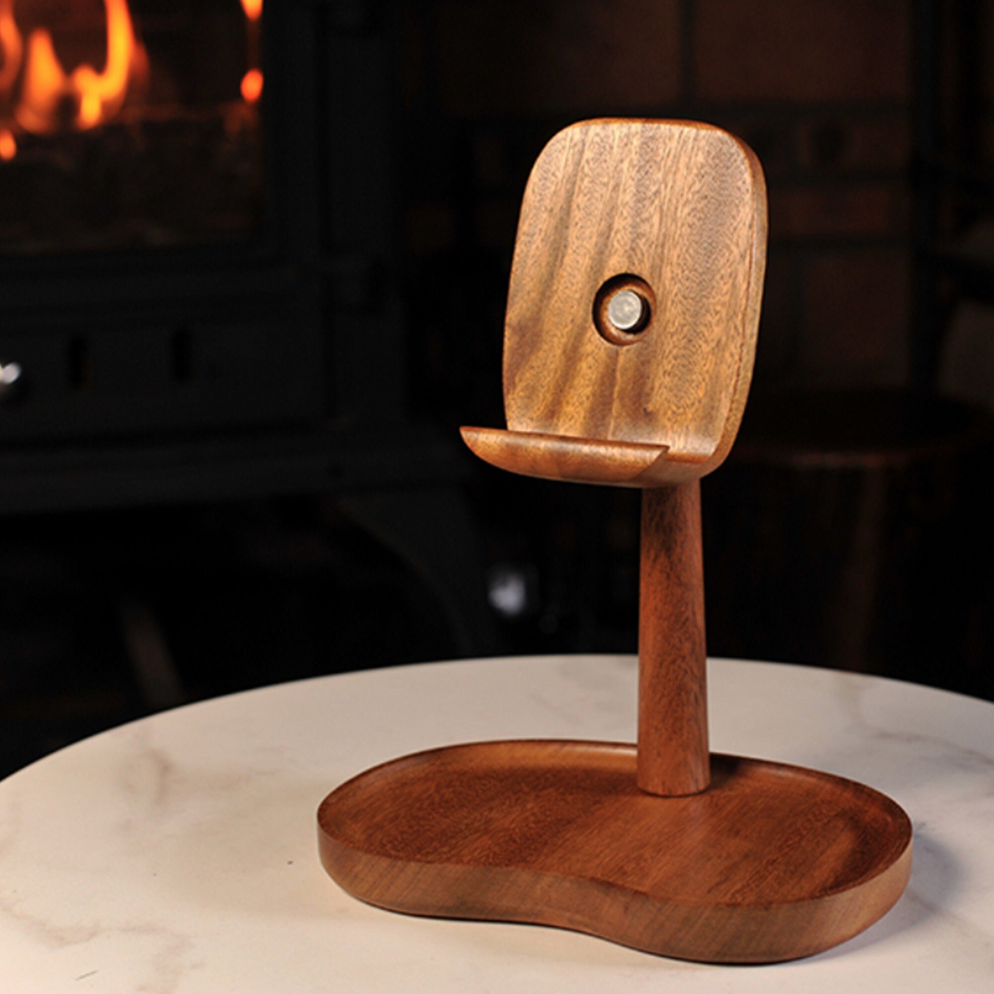 Solid Wood Phone Stand Walnut Stand iPad Stand Creative Office Supplies ...