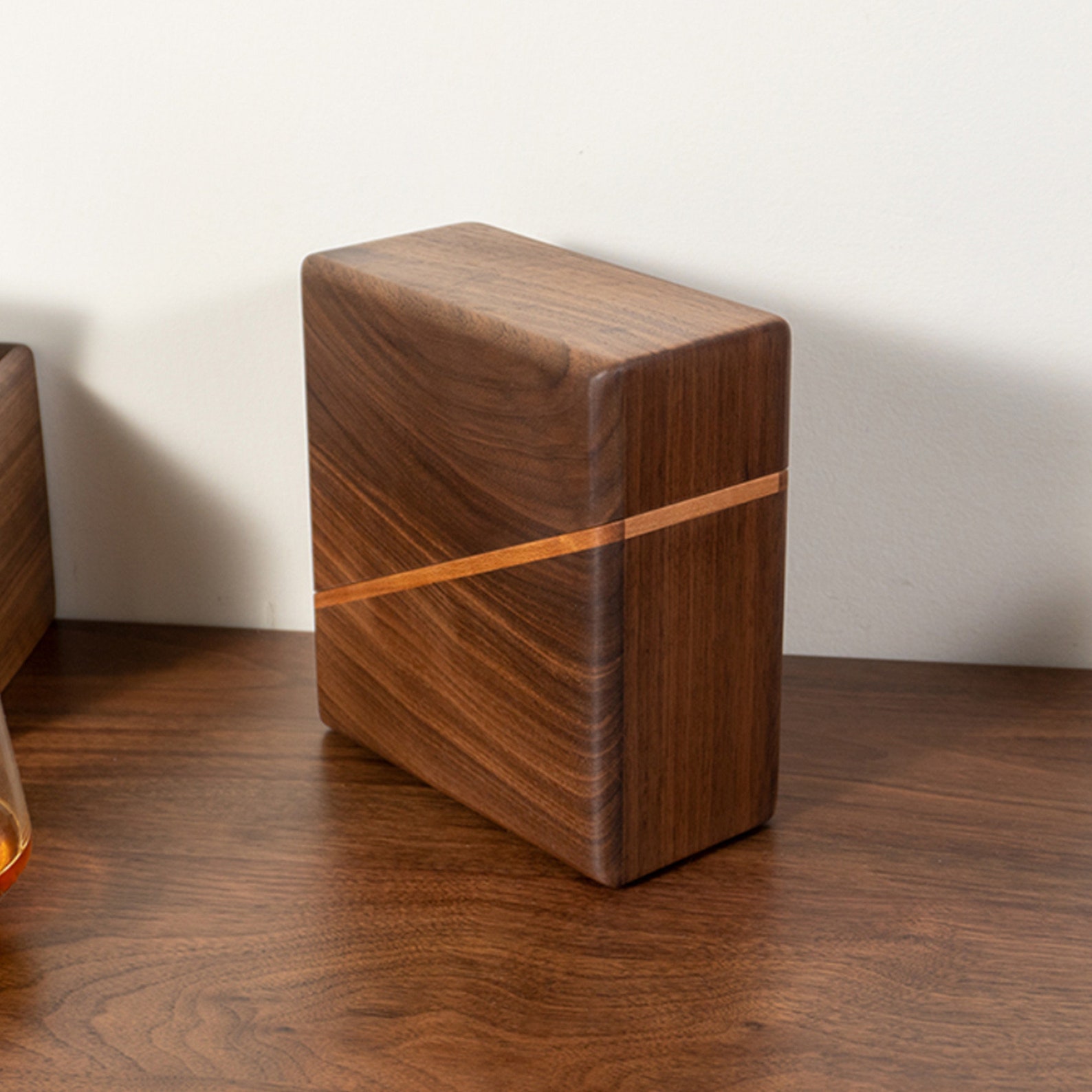 Solid Wood Coffee Filter, Dust Filter Case, V60 Filter Case, Black ...