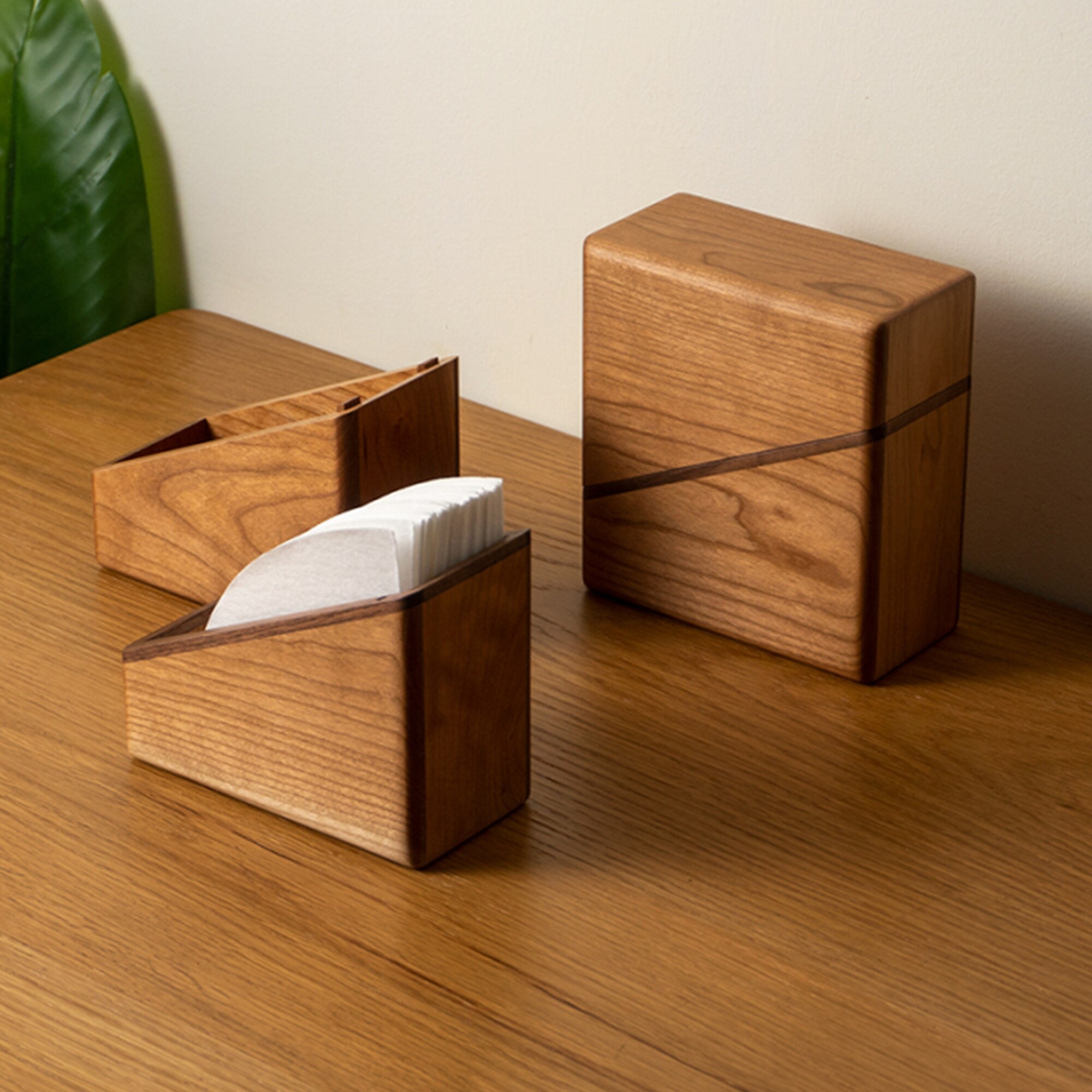 Solid Wood Coffee Filter, Dust Filter Case, V60 Filter Case, Black ...