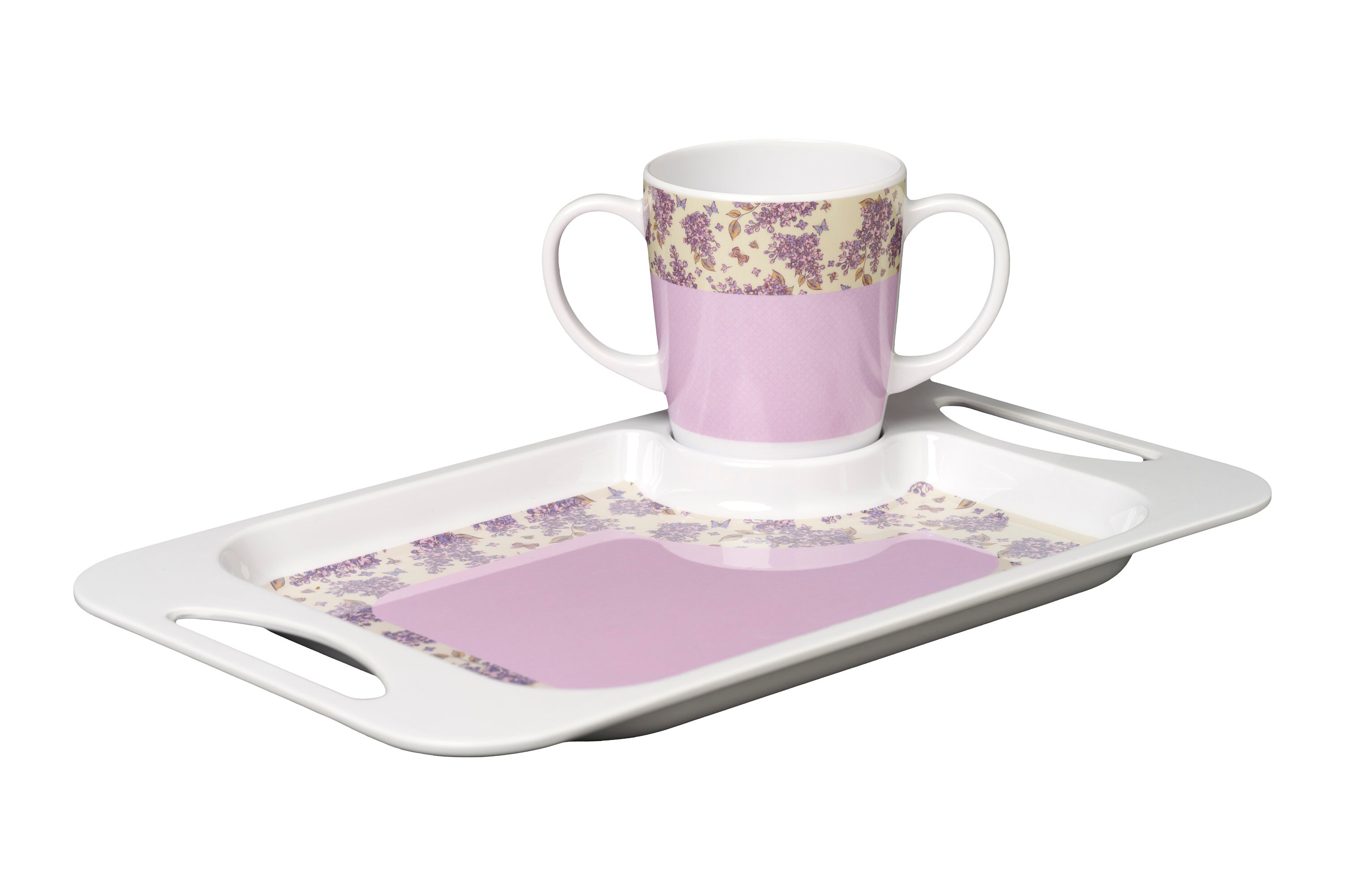 Rosa Lifestyle Lilac Two Handled Melamine Mug 126g Weight & - Etsy UK