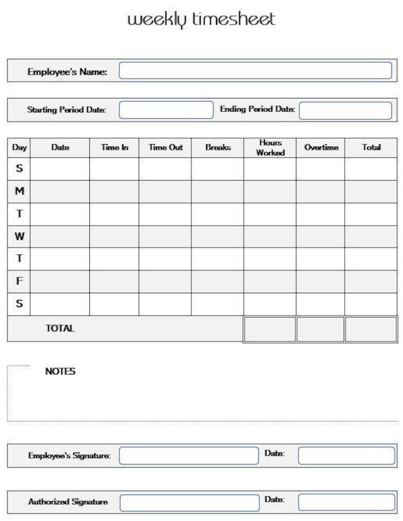 Time Sheet For Employees Etsy time-sheet-for-employees-etsy