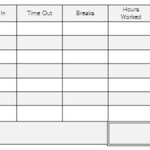 Weekly Caregiver Timesheet: Printable In-home Care Log (instant ...