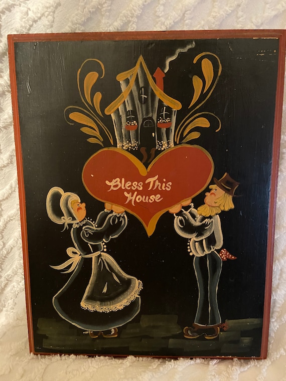 Vintage Wood Wall Plaques | Etsy