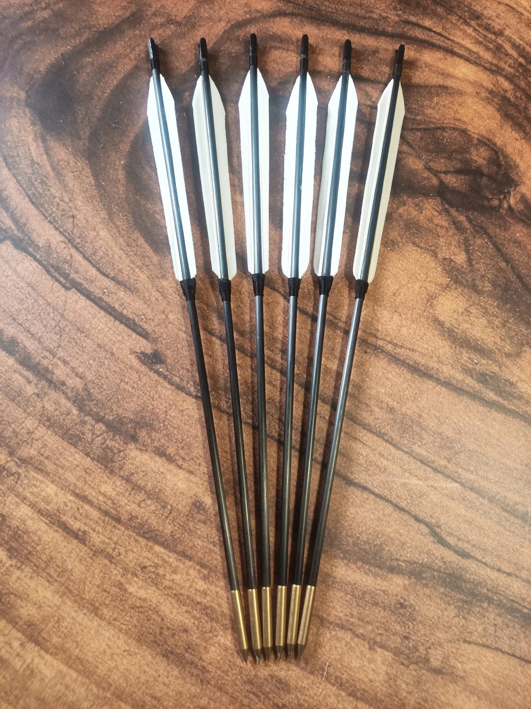 Carbon Arrows for Minibows - 11.25 Inch - Turkey Feather Fletching ...