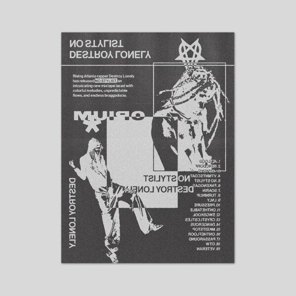 Destroy Lonely Poster - Etsy