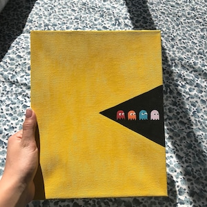 Pac Man Acrylic Painting - Etsy