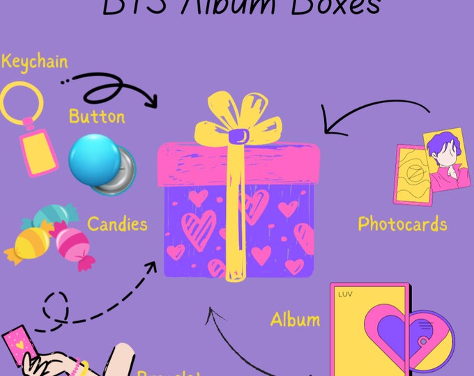 BTS Album Boxes - Etsy