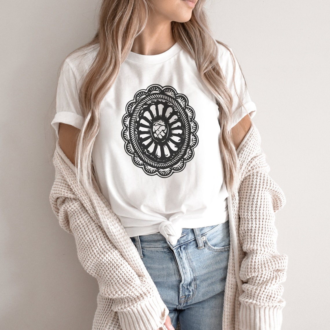 Concho PNG, Western PNG, Western Design, Cowgirl Print, Turquoise PNG ...