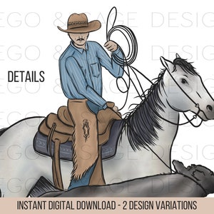 Kicking up Dust, Western PNG, Cowboy Design, Roping PNG, Rodeo Graphic ...