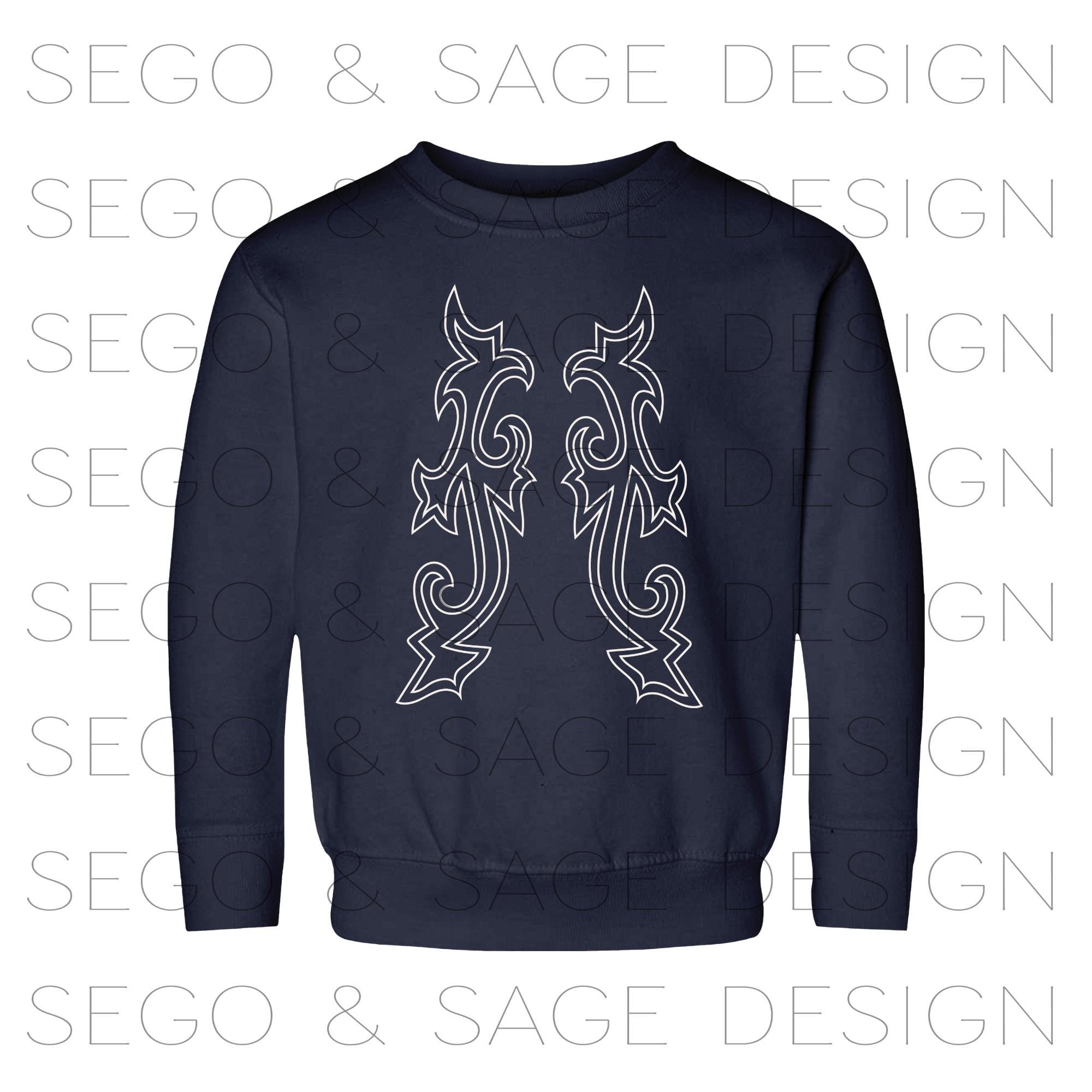 Dragon Boot Stitch, Sego and Sage Design, Western Graphic, Western Boot ...