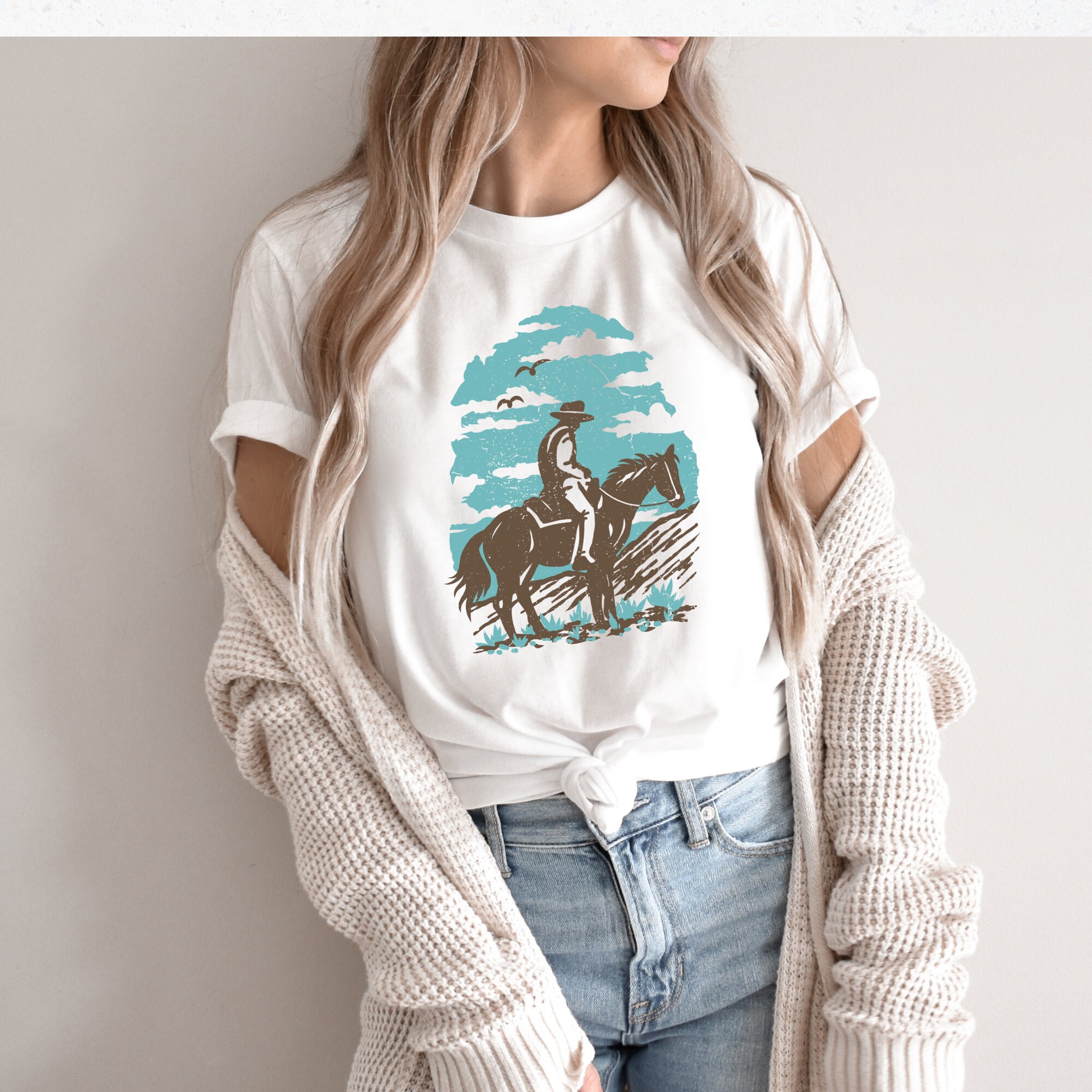 Turquoise Skies, Western Png, Cowboy Designs, Sublimation, Cowgirl Svg ...
