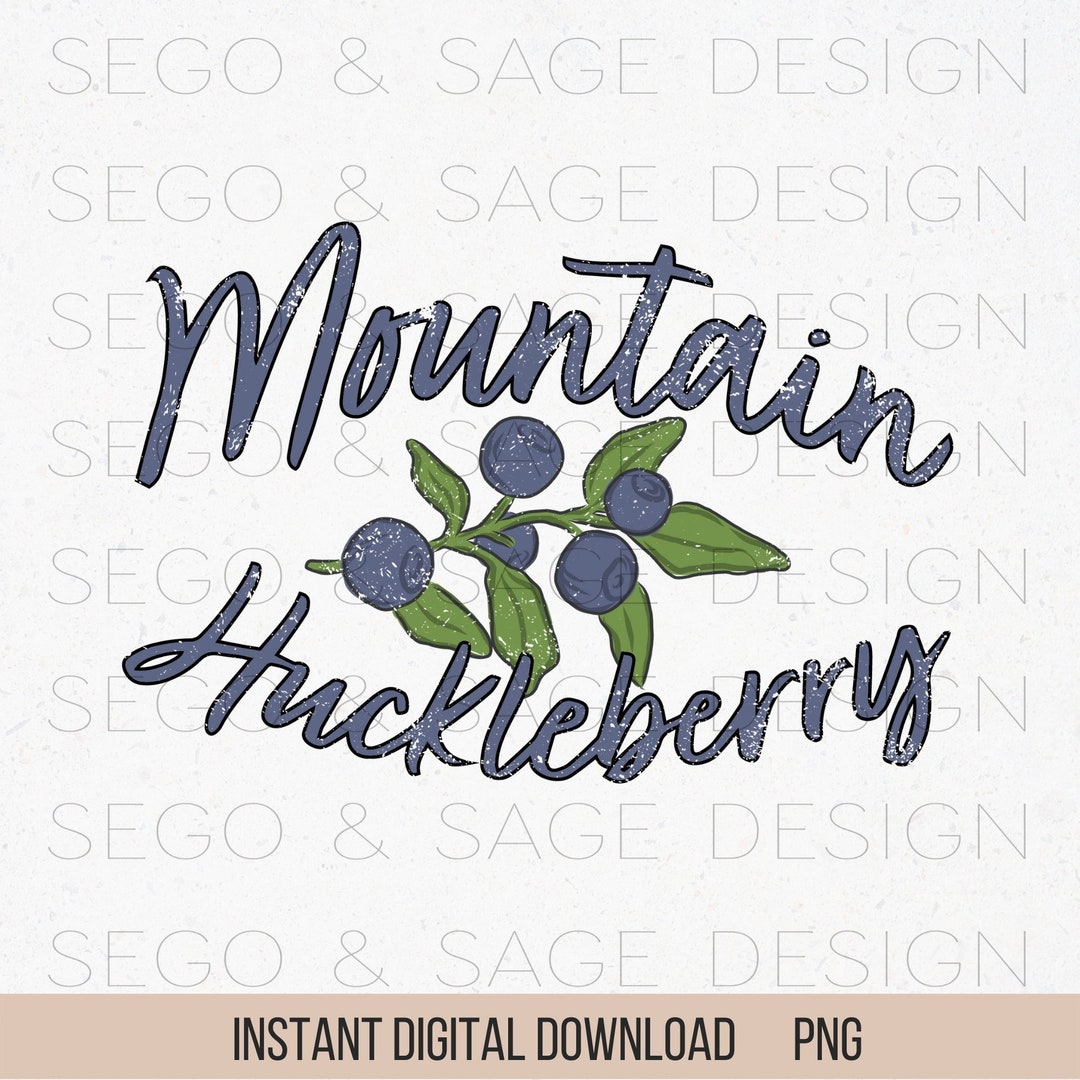 Mountain Huckleberry, Outdoors Graphic, Mountain Design, Huckleberry ...