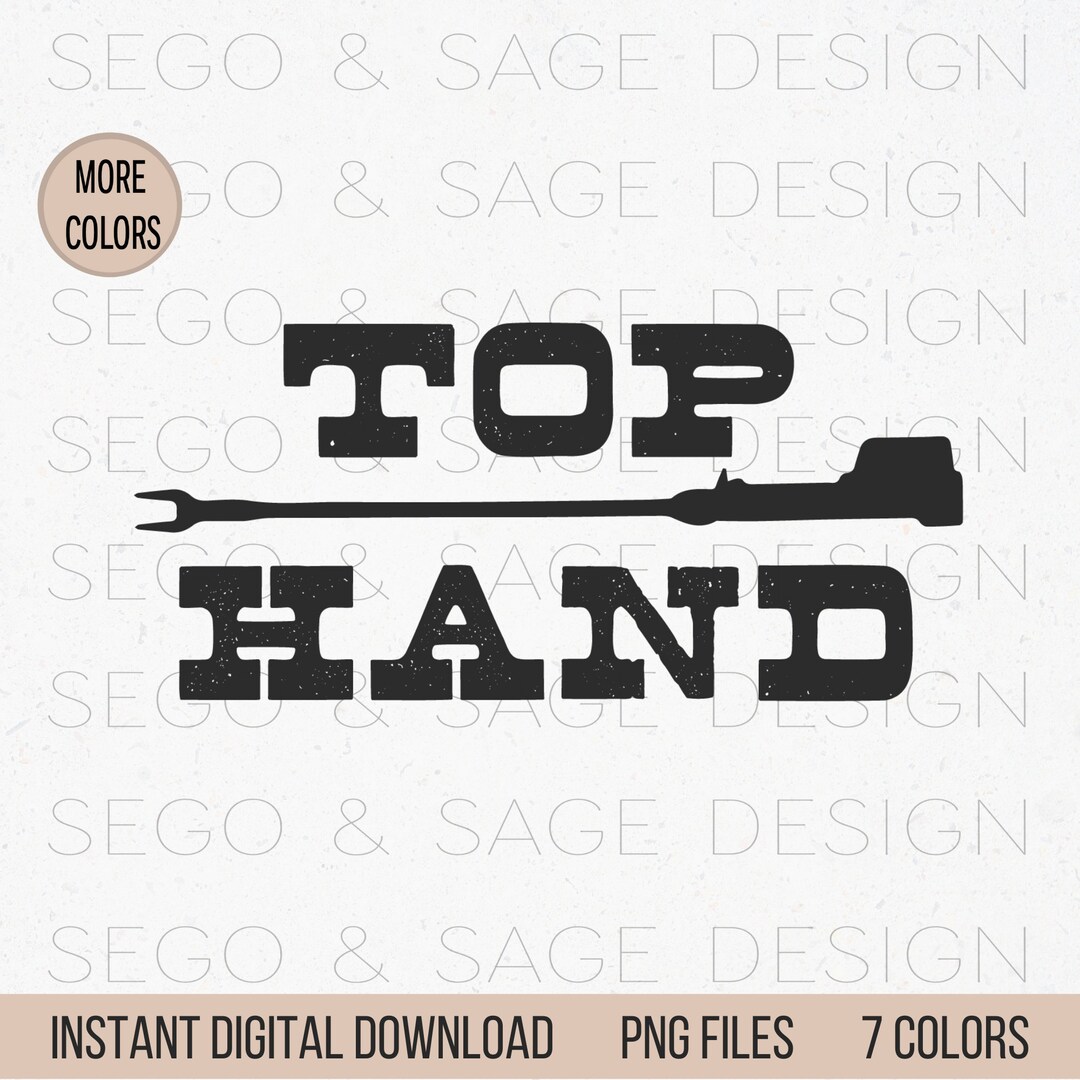 Top Hand PNG, Top Hand Design, Western Design, Western PNG, Western ...