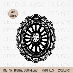 Western Concho Svg - Etsy Ireland