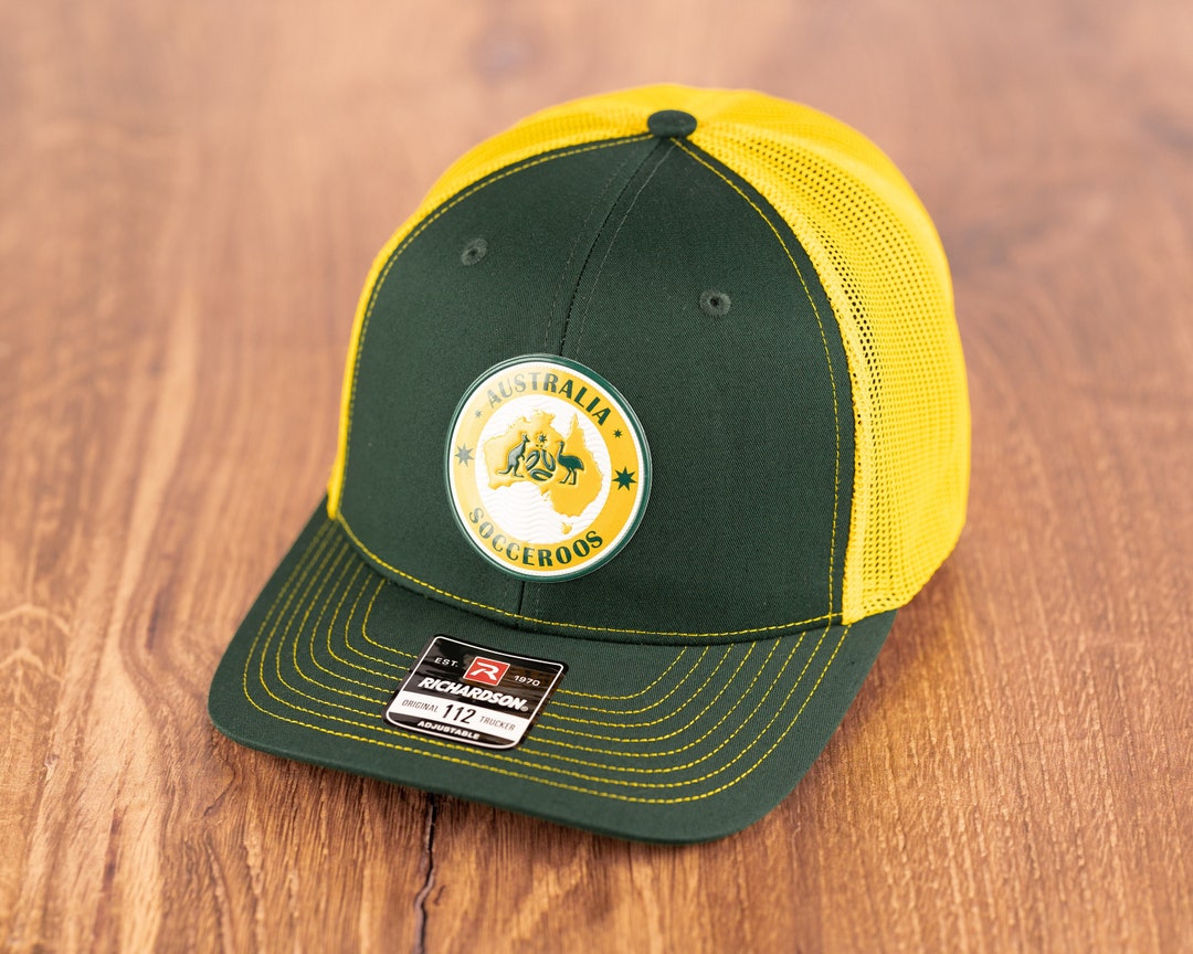 Australia Socceroos Trucker Hat National Football Team Emblem World Cup ...