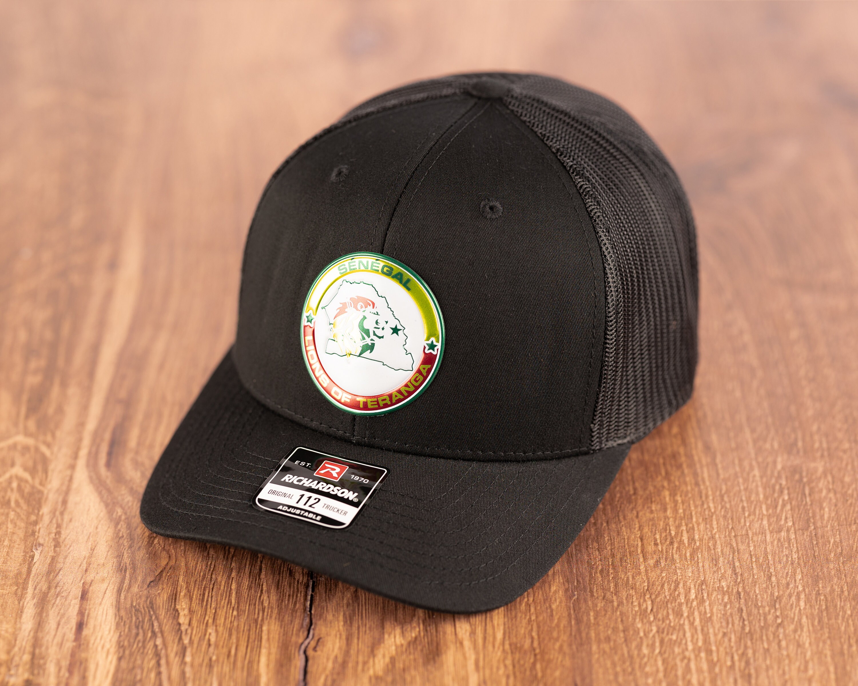 Senegal Lions of Teranga Trucker Hat National Football Team Emblem ...