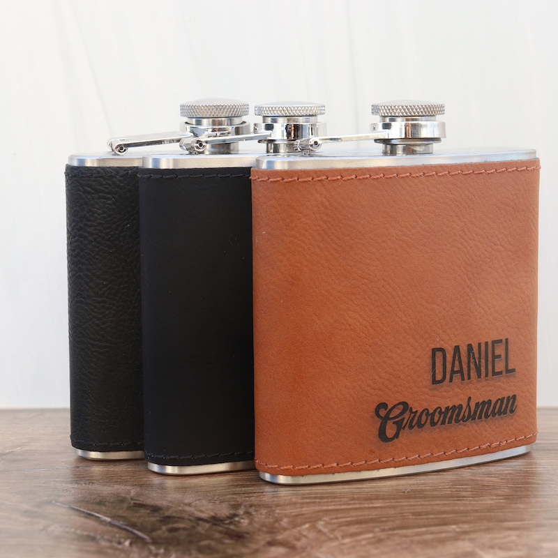 Monogram Flask - Etsy