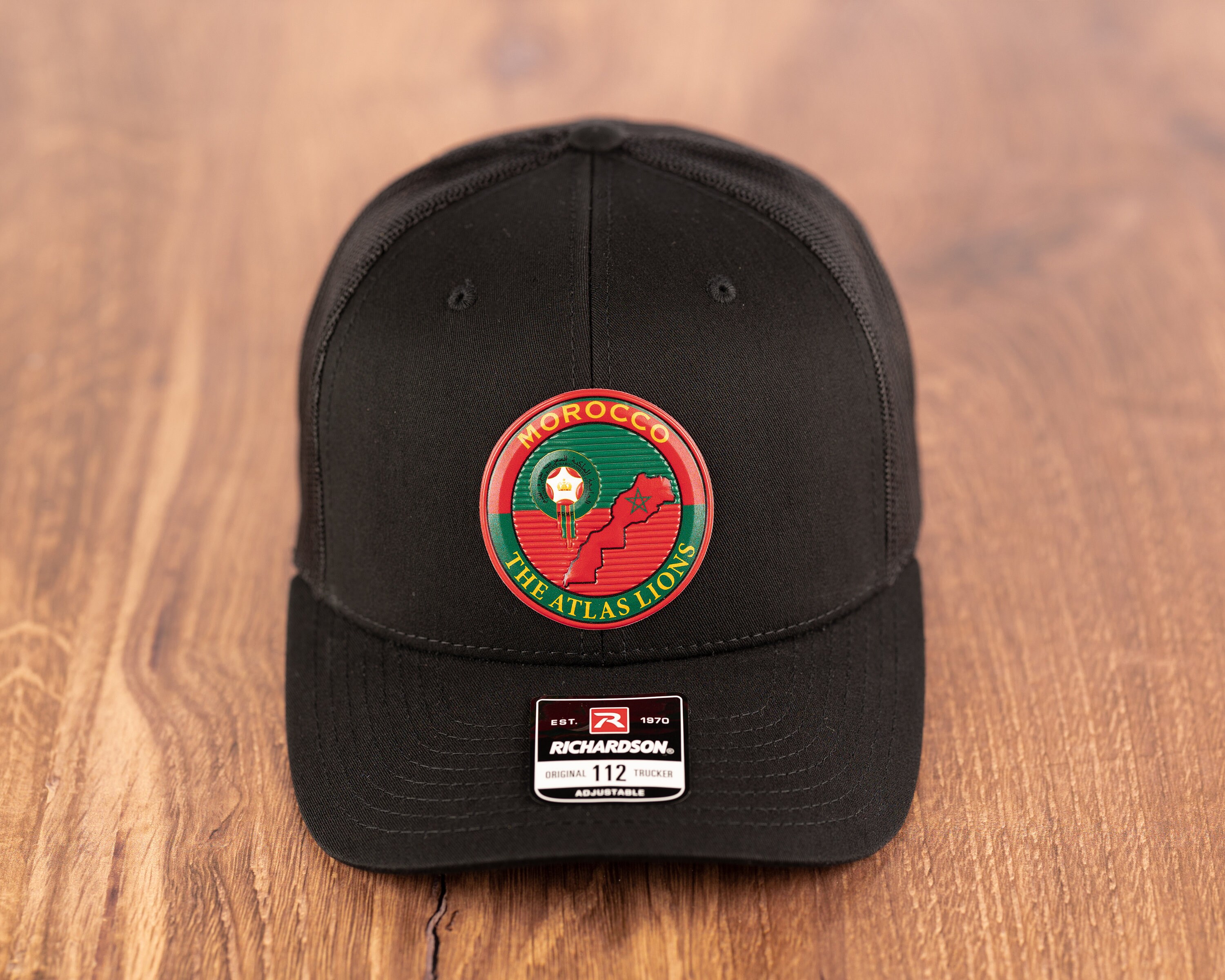 Morocco Football Team Trucker Hat Snapback Mesh Cap Atlas Lions ...