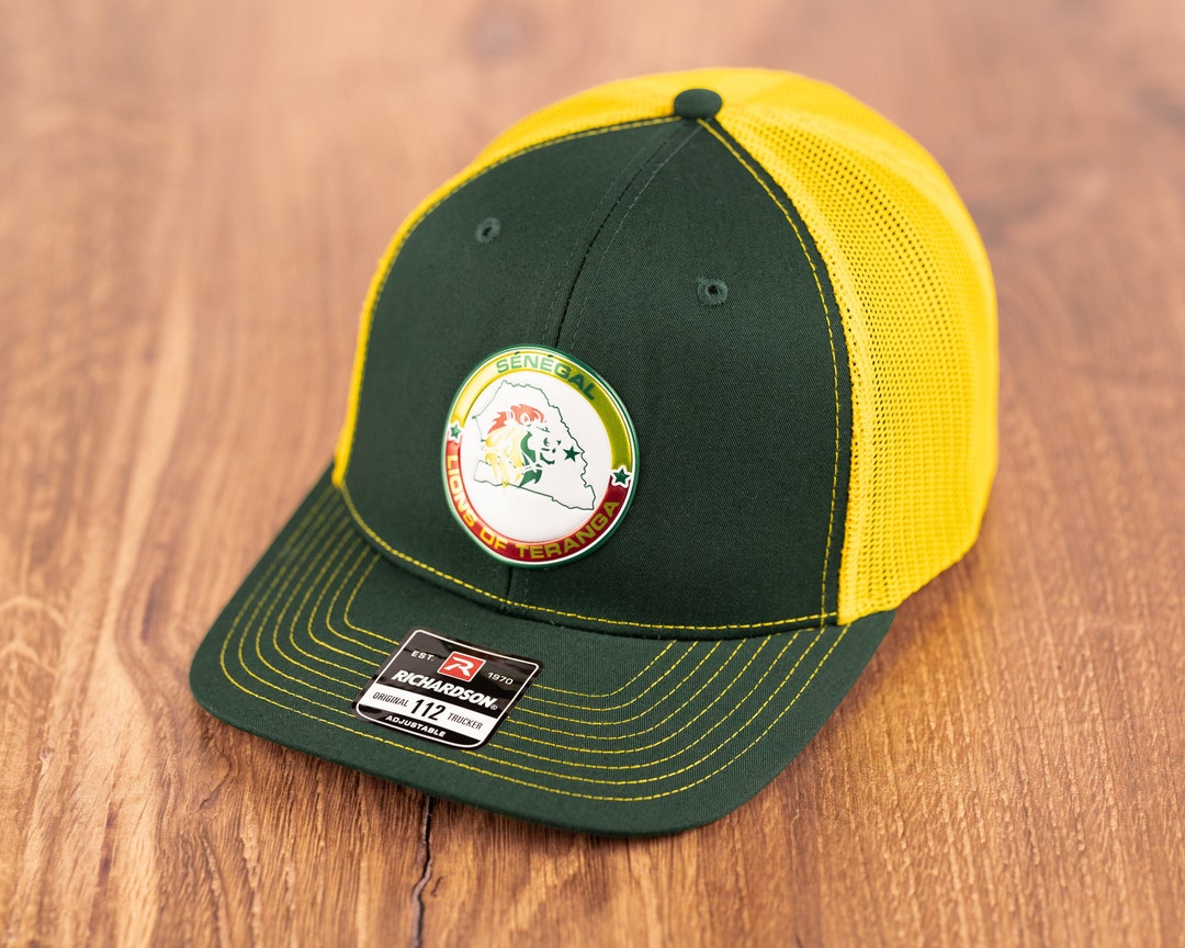Senegal Lions of Teranga Trucker Hat National Football Team Emblem ...