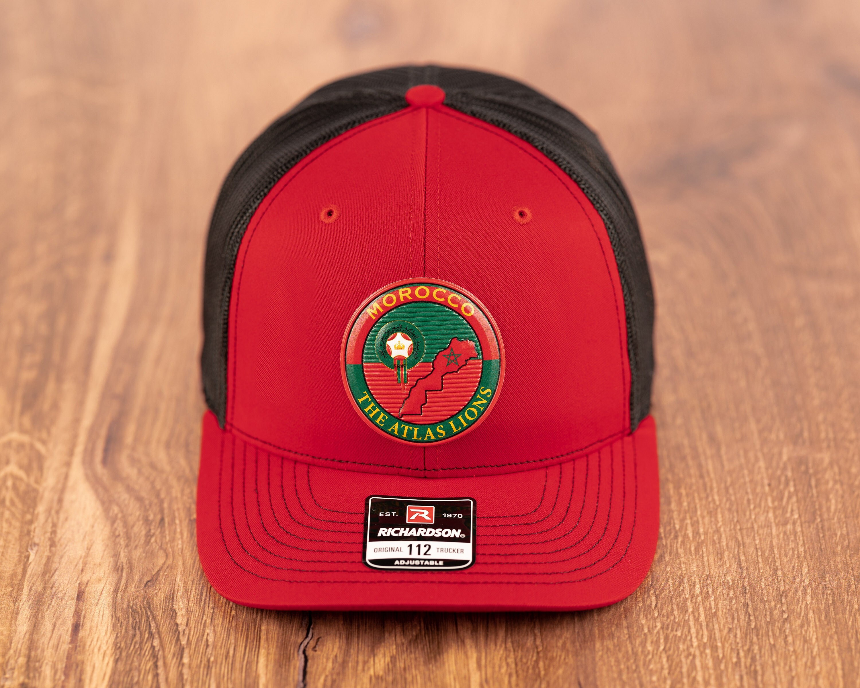 Morocco Football Team Trucker Hat Snapback Mesh Cap Atlas Lions ...