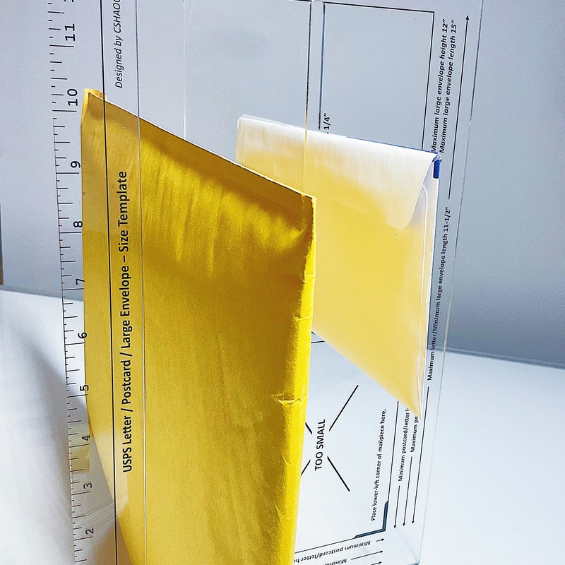 Envelope Template Acrylic - Etsy