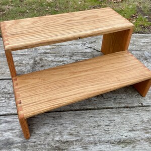 Oak Step Stool, Upcycled White Oak From Brooklyn Warehouse, Box Joinery ...