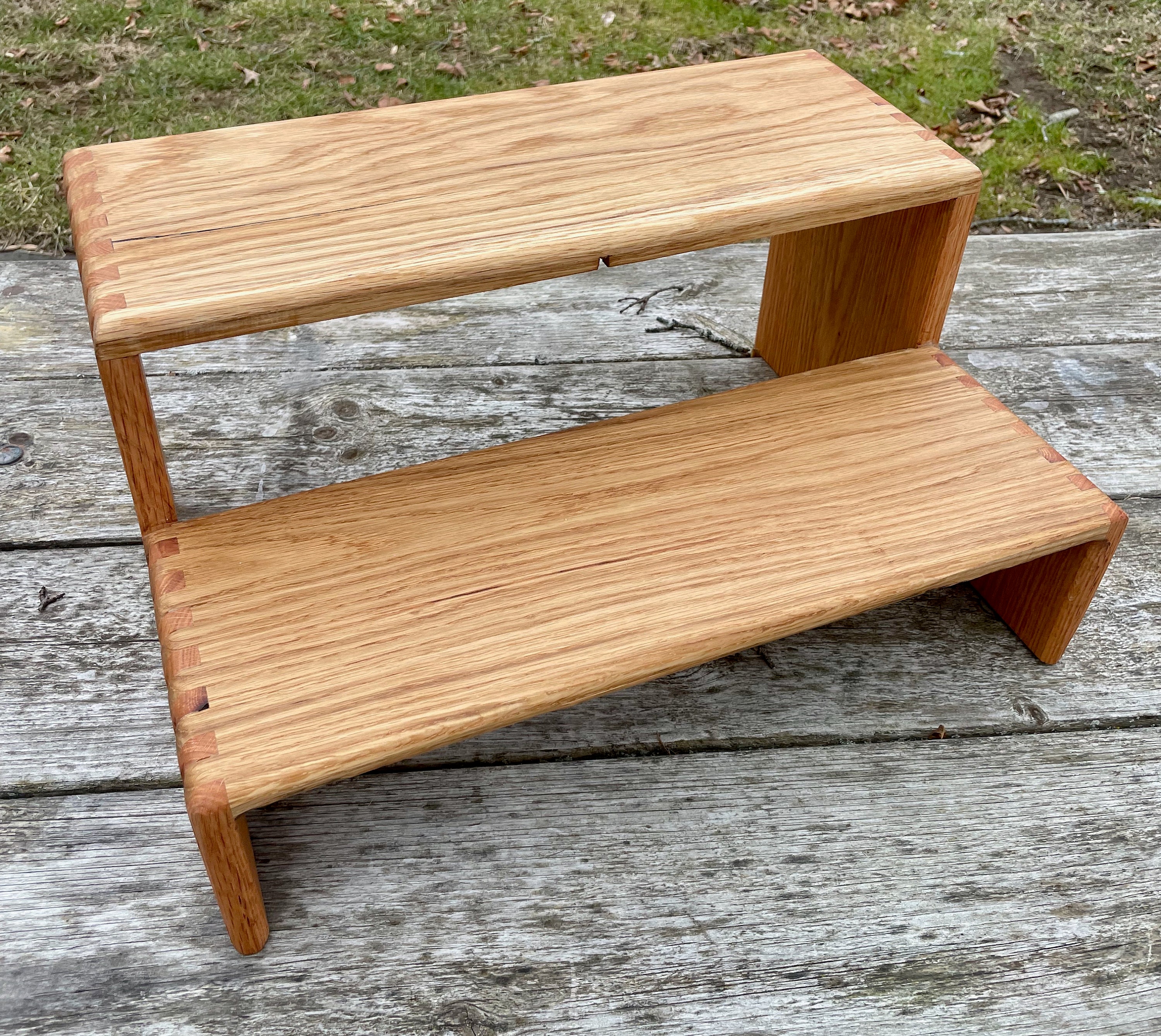 Newkirk Step Stool. Hand Made in Rosendale, NY From Upcycled Oak From a ...