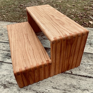 Oak Step Stool, Upcycled White Oak From Brooklyn Warehouse, Box Joinery ...