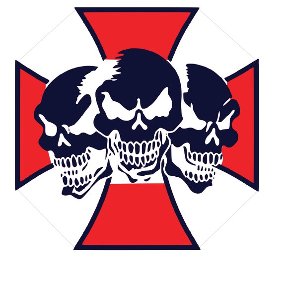 Iron Cross Skull 371 Iron Cross Skull — Destin Nation Airbrush