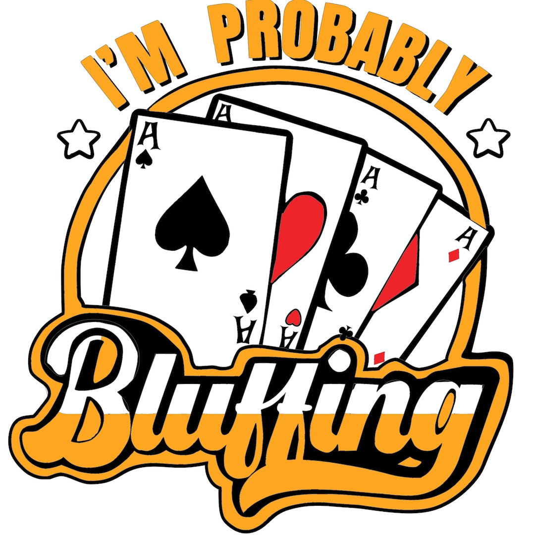 Bluffing Gambling Svg. Colors Can Be Customized on Request - Etsy